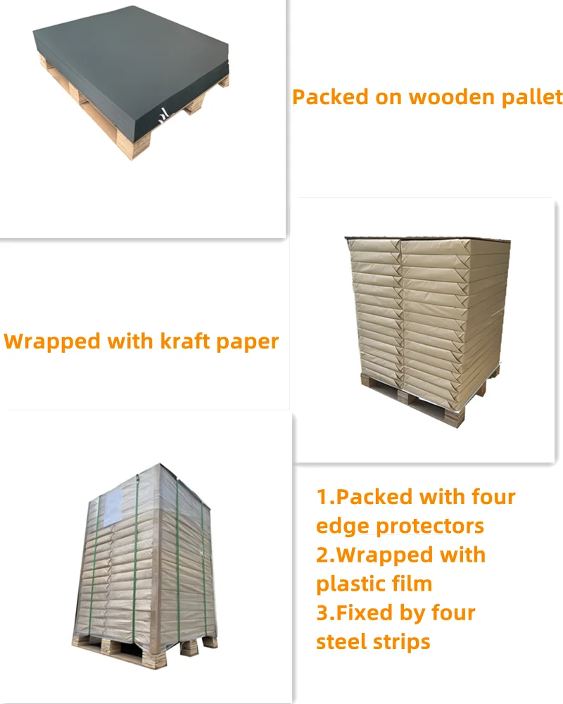 Recycled Black Card Board Paper Thickness Black Paper Board For ...