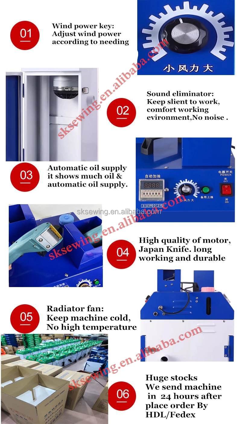 High-speed Garment Trimming Cutter with Automatic Thread