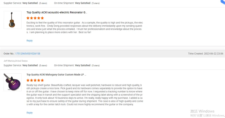 Acki Full Solid Wood Guitar Musical Instruments Electroacoustic Guitar ...