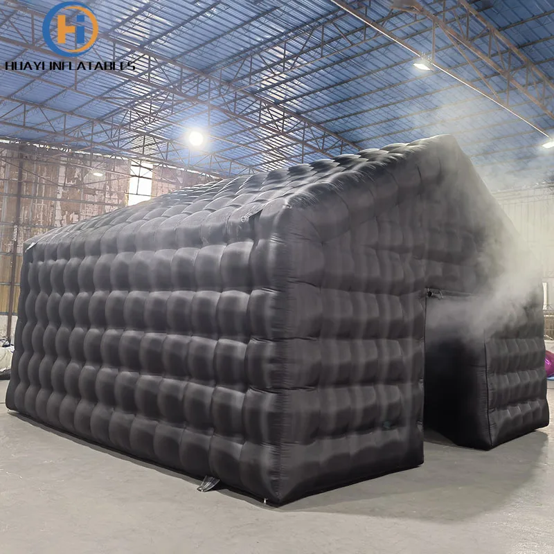 20ft Portable Party Tent with LED Lights & Inflatable Cube