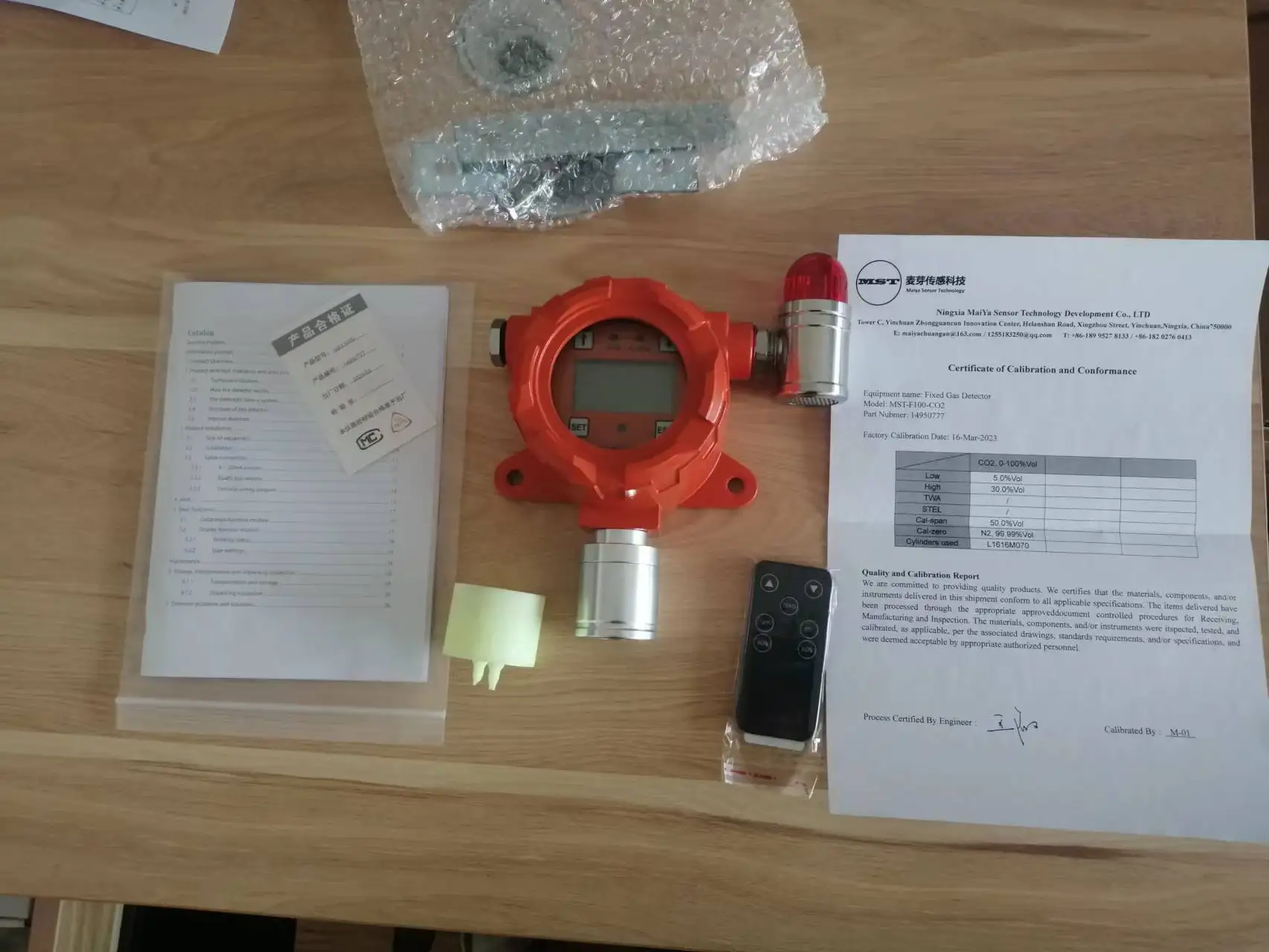 MST F100 Fixed Gas Detector - Precision and Reliability