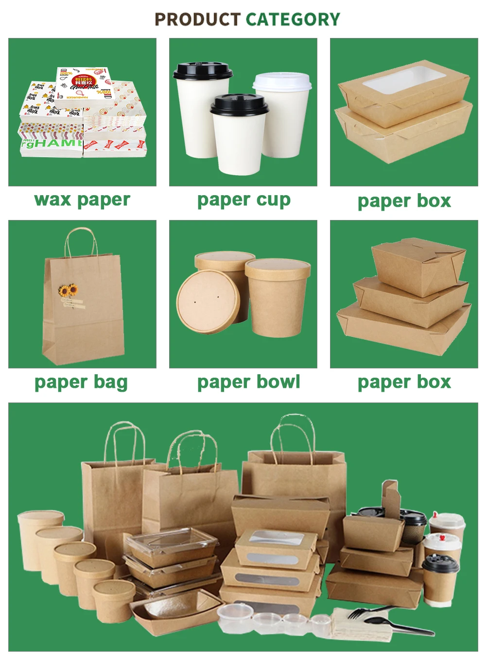 Custom Disposable Kraft Takeaway Clear Window Paper Box Foldable ...