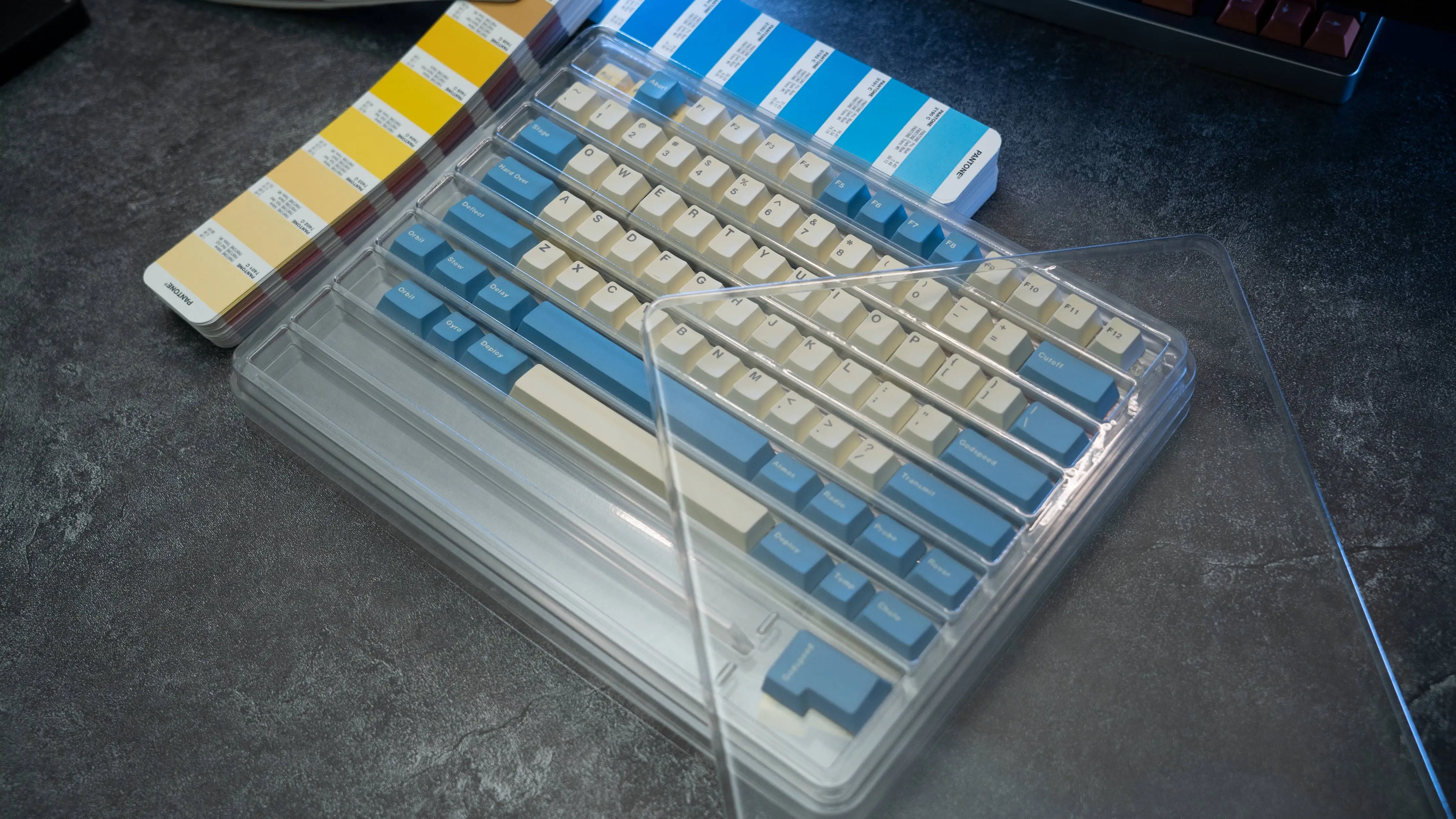 Manthon Transparent Storage Box for Mechanical Keyboard Keycaps