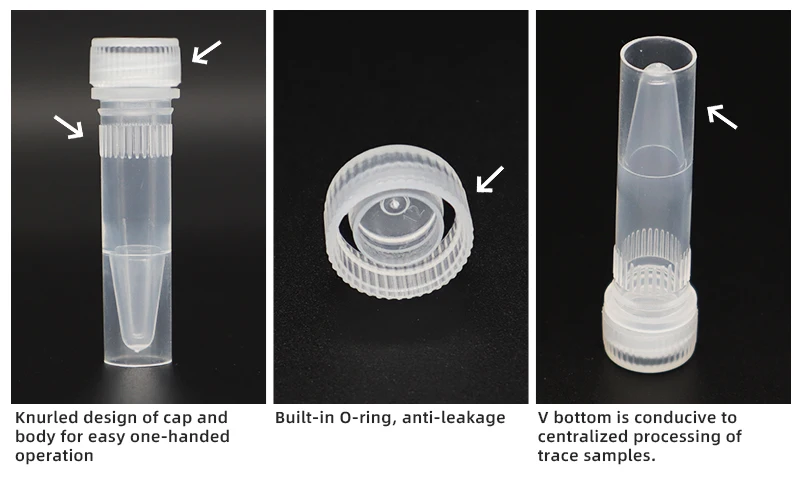 Lab Consumable Cryogenic Vial Cryo Tubes Disposable Sterile 2 Ml Cryo ...