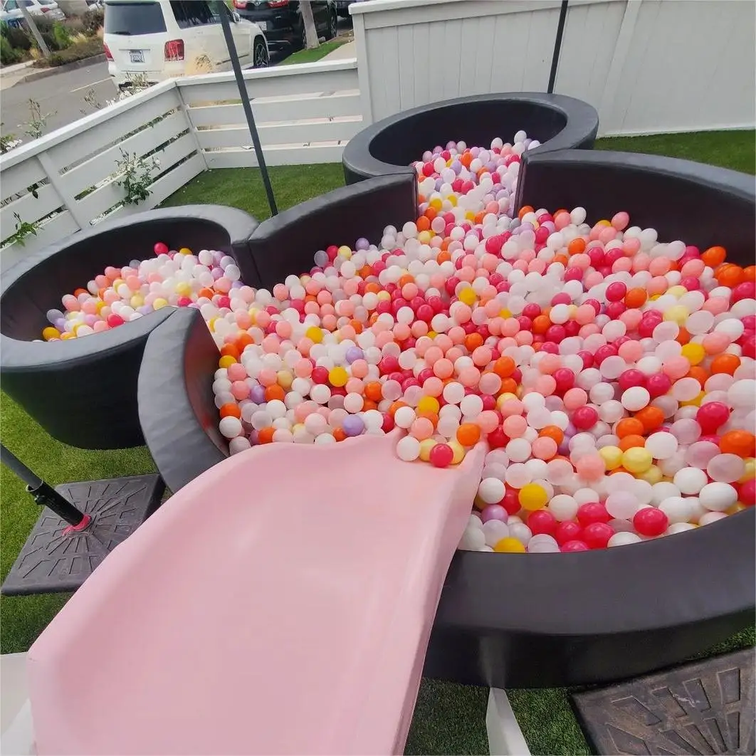 New Designed Transparent Ball Pit Kids Soft Play Equipment With Adults ...