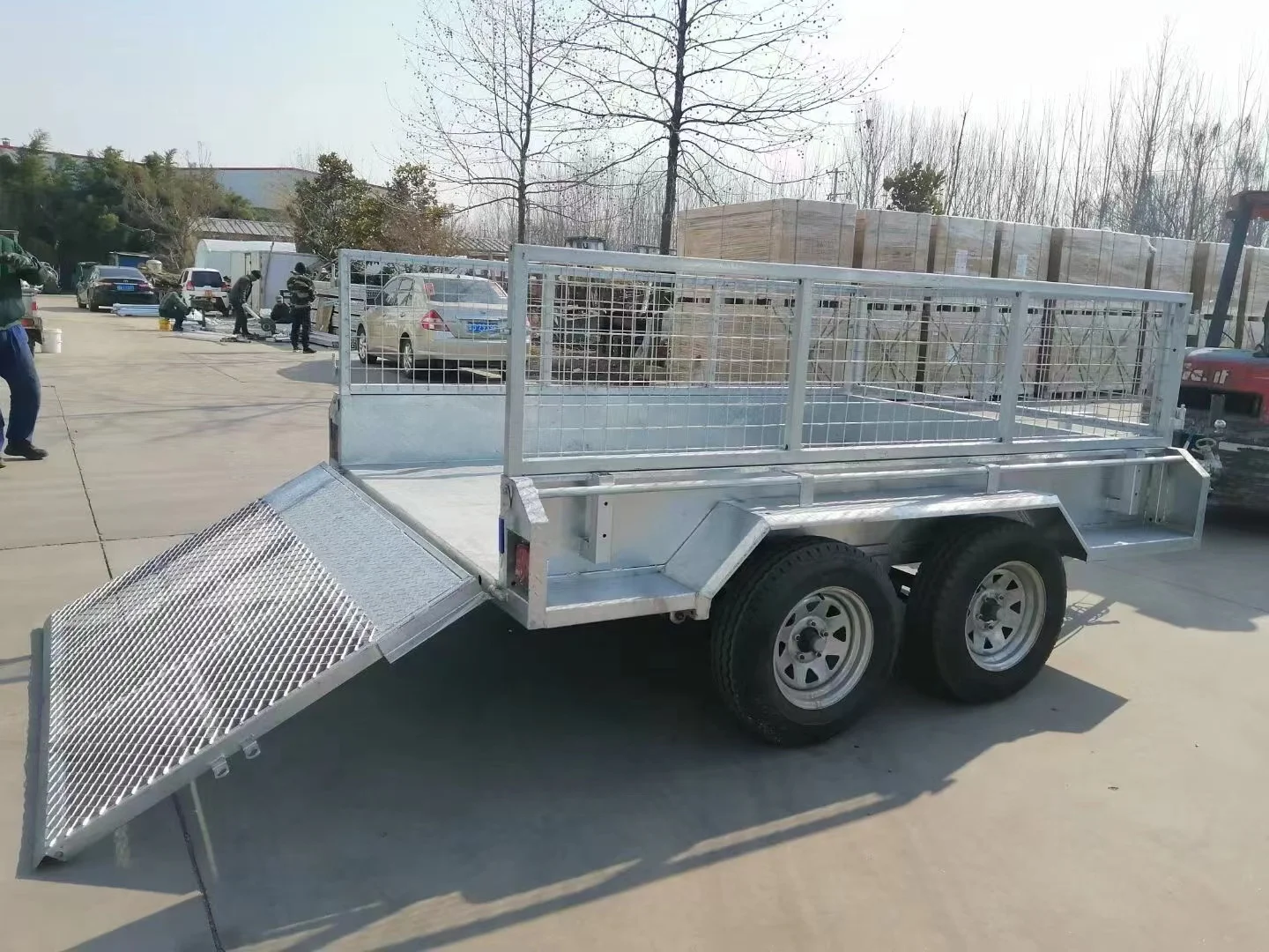 Trailer with Ramp Customized Size Made in China| Alibaba.com