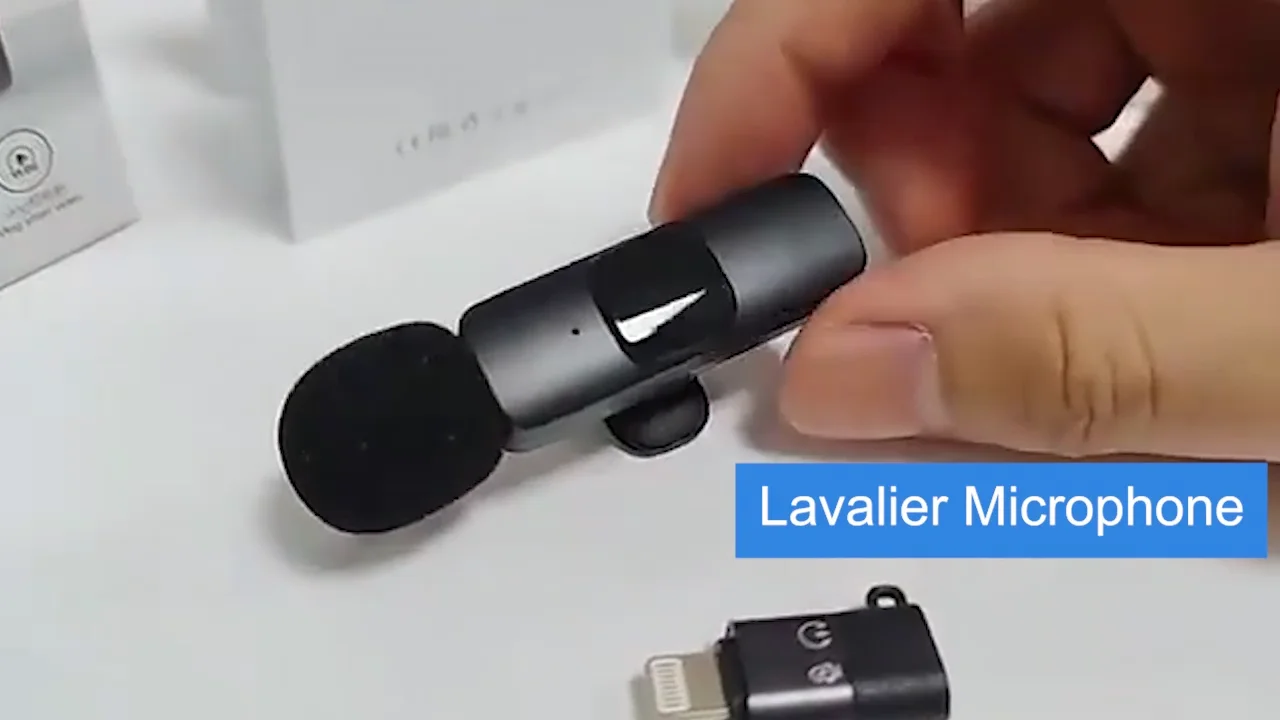 2.4 Ghz K9 Dual Microfone Sem Fio Para Celular Micro Sans Fil Lapel ...