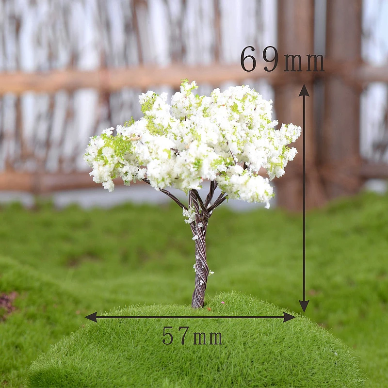 Miniature Landscape Trees for Dollhouse and DIY Crafts
