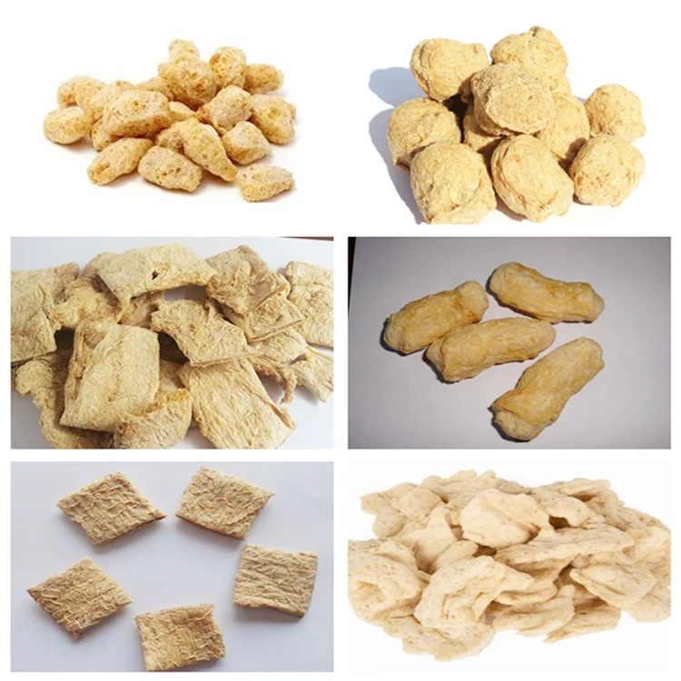 Soya Chunks Manufacturing Machines Soya Protein Processing Line - Buy ...