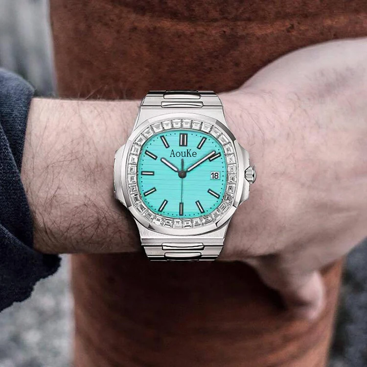 Custom Wholesale High Quality Luxury Rhinestones Waterproof Watch ...