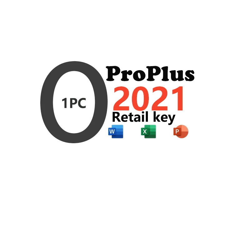 2021 Pro Plus Retail Key Activate 2021 Professional Plus Retail 1pc ...