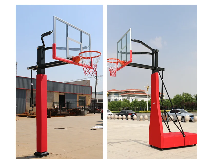 Height Adjustable Indoor Outdoor Basketball Goal Stand for Adults ...