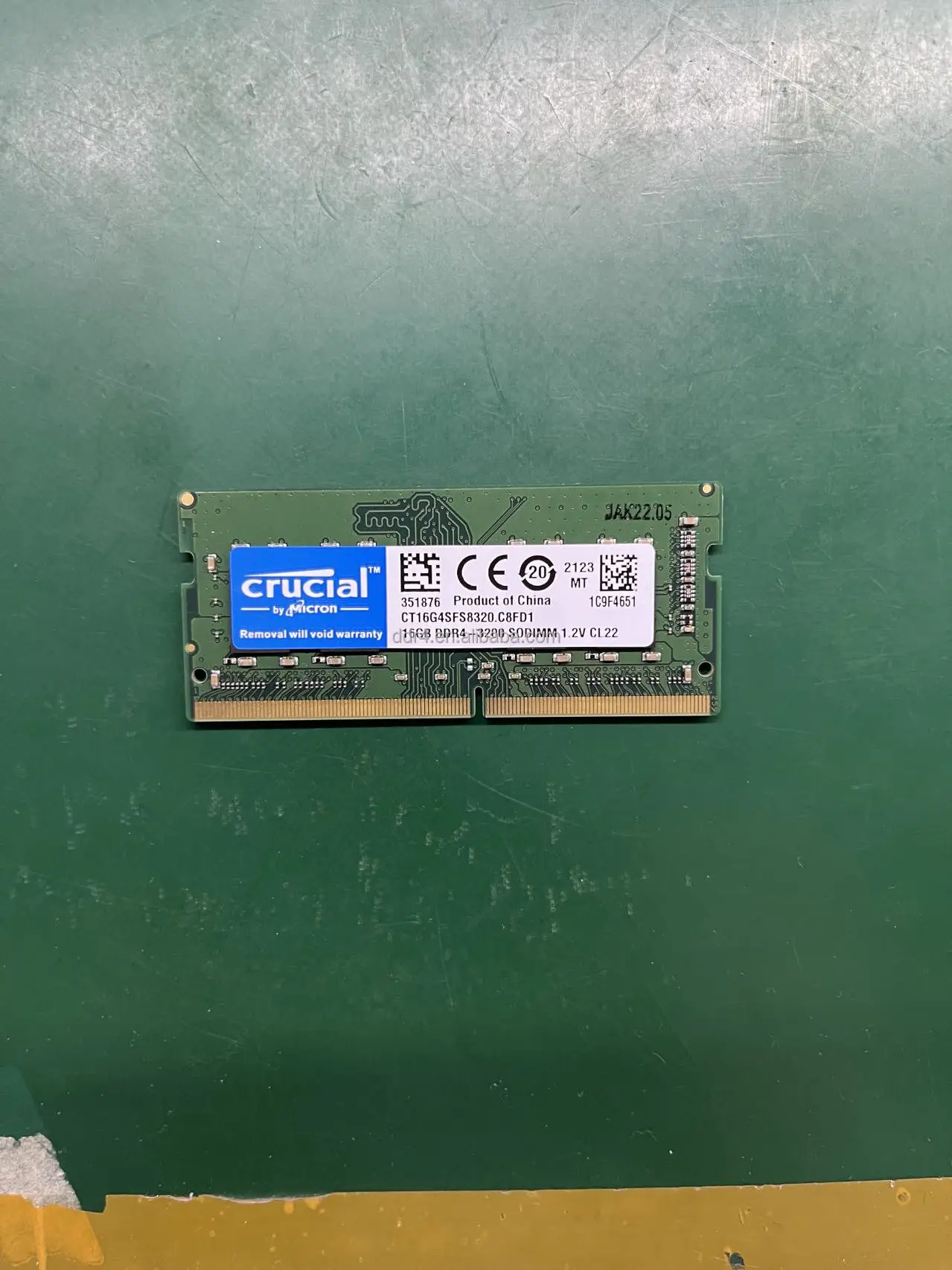 Crucial Laptop Memoria Ram Ddr4 8GB 16GB 32GB 3200mhz Notebook Ram ...