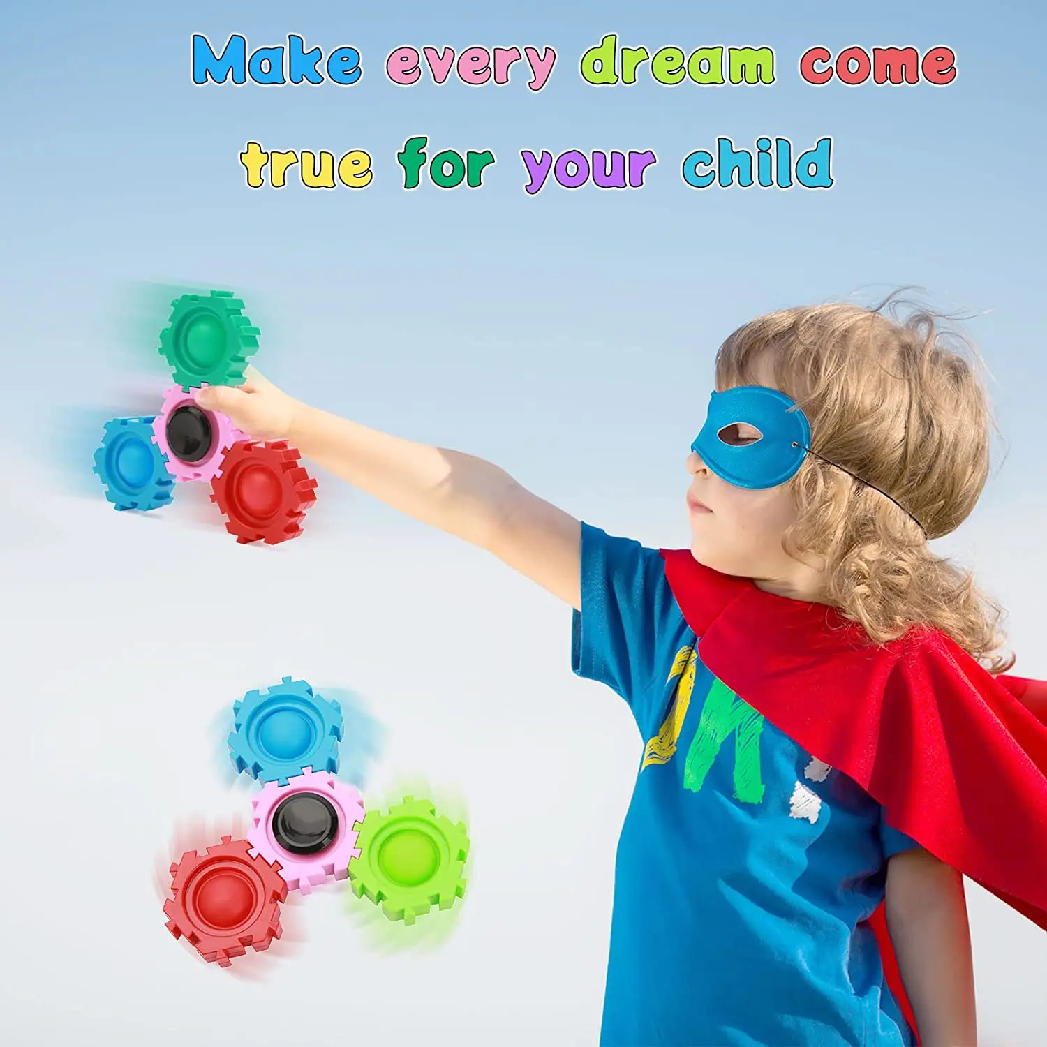 Diy Pop Fidget Blocks Toys Building Blocks For Toddlers Puzzle Pop ...