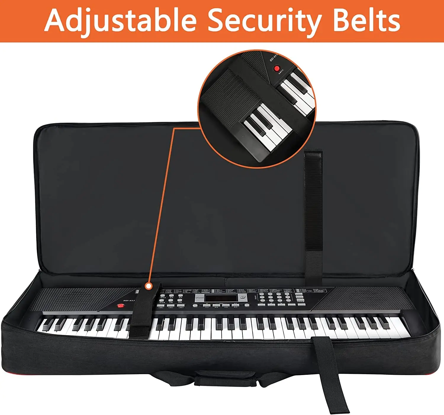 Custom Large Padded Piano Bag Keyboard Storage Cover Piano Keyboard ...
