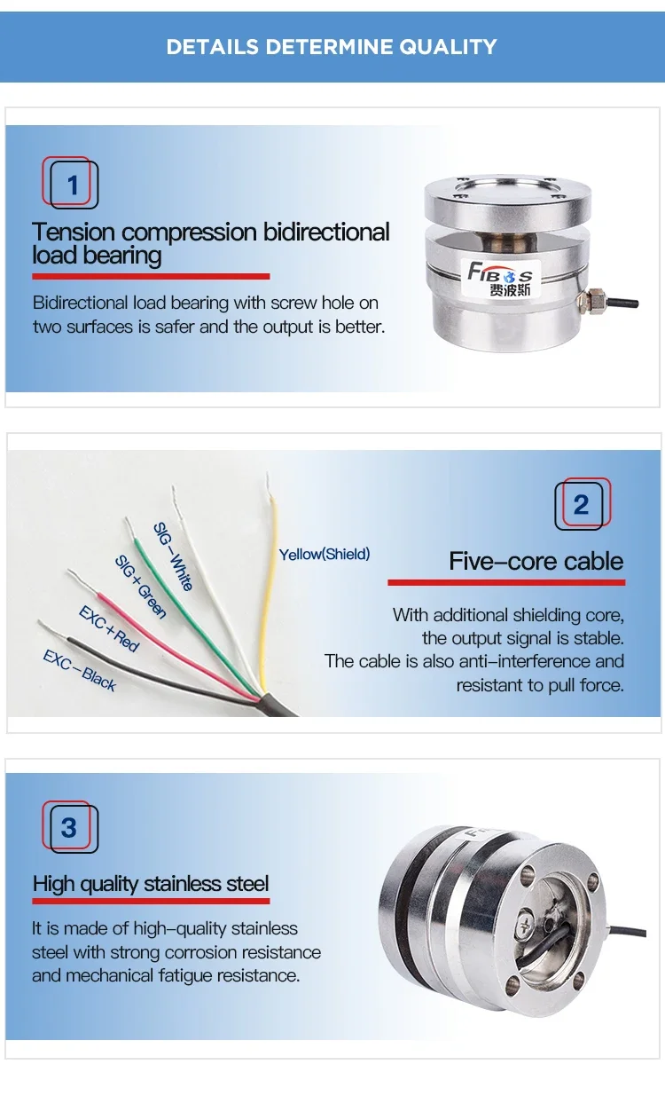 Force Piezoelectric Sensors And Load Cells 0.5kn 1kn Load Cell Scale ...