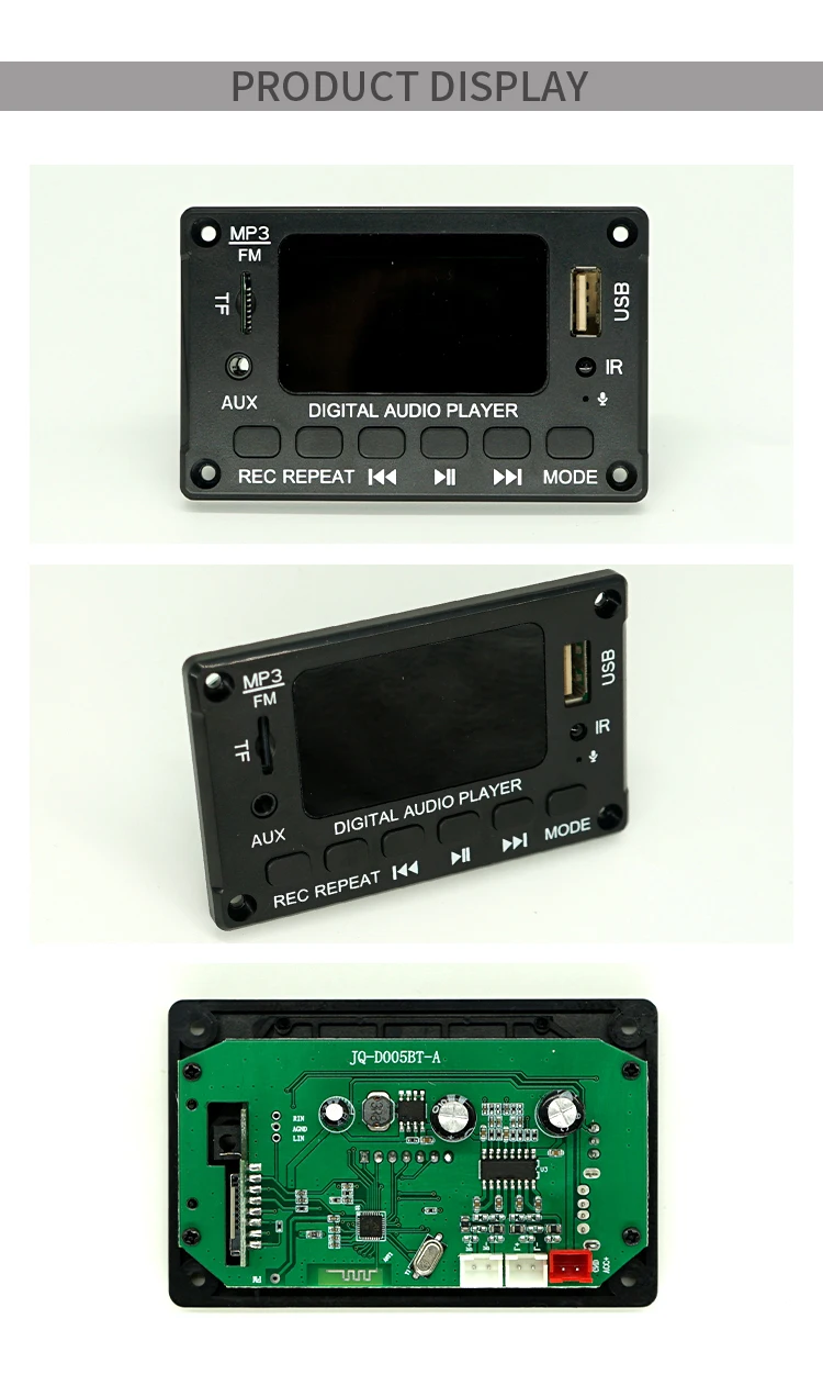 2X40W Bluetooth MP3 Player Power Amplifier Module Speaker