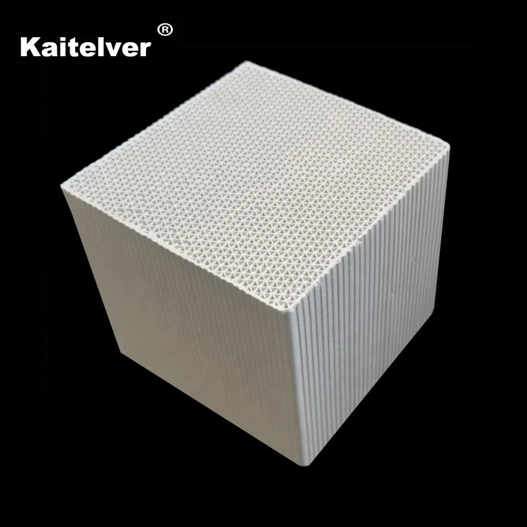 Honeycomb ceramic monolith coated with zeolite molecular sieve for VOC ...
