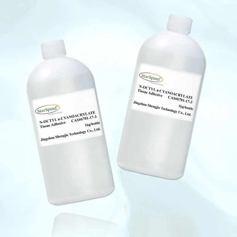 N-octyl Cyanoacrylate Surgical Glue - Transparent Adhesive (CAS 6701-17 ...