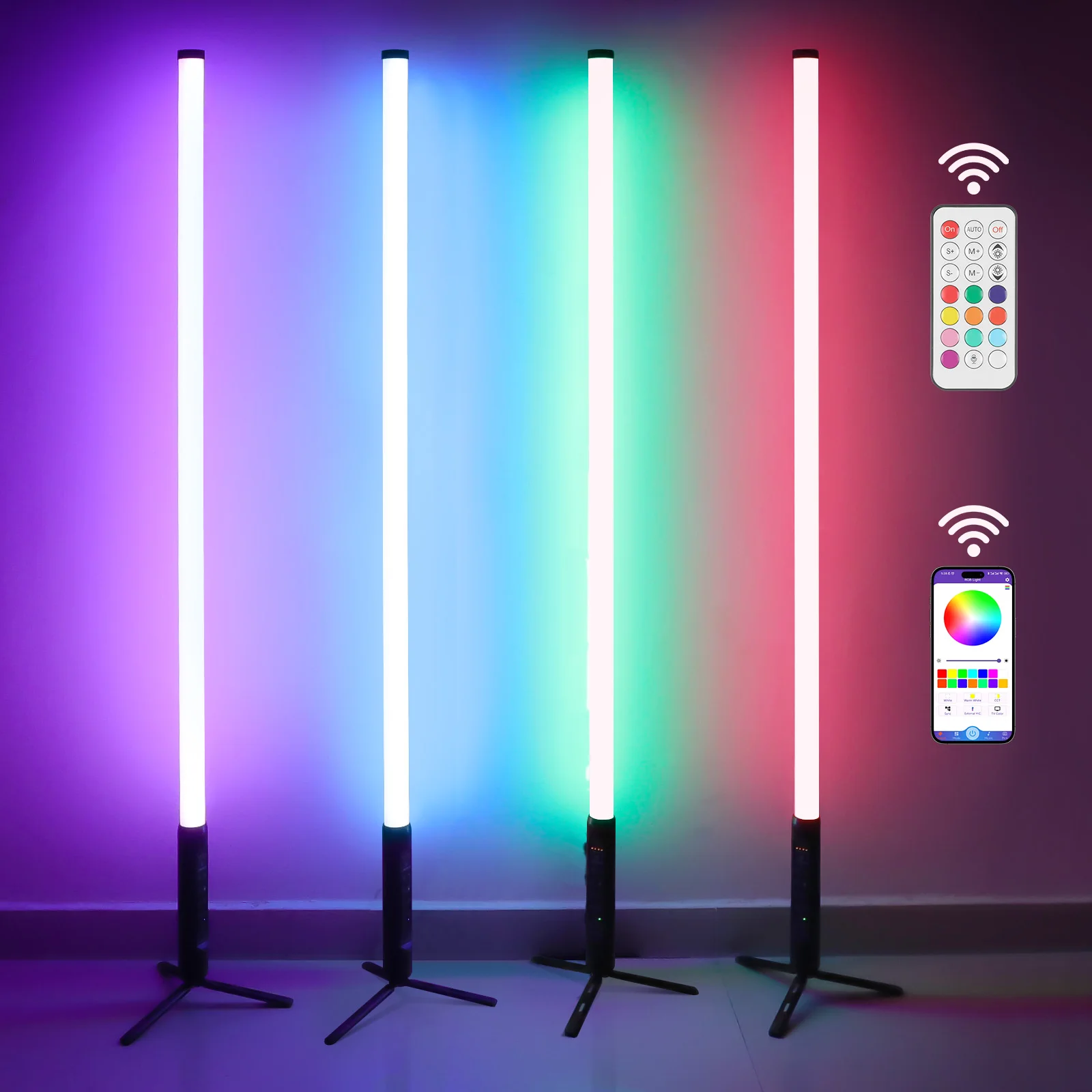 TL-150 D40 150cm RGBW LED Pixel Tube Lights for Video Events