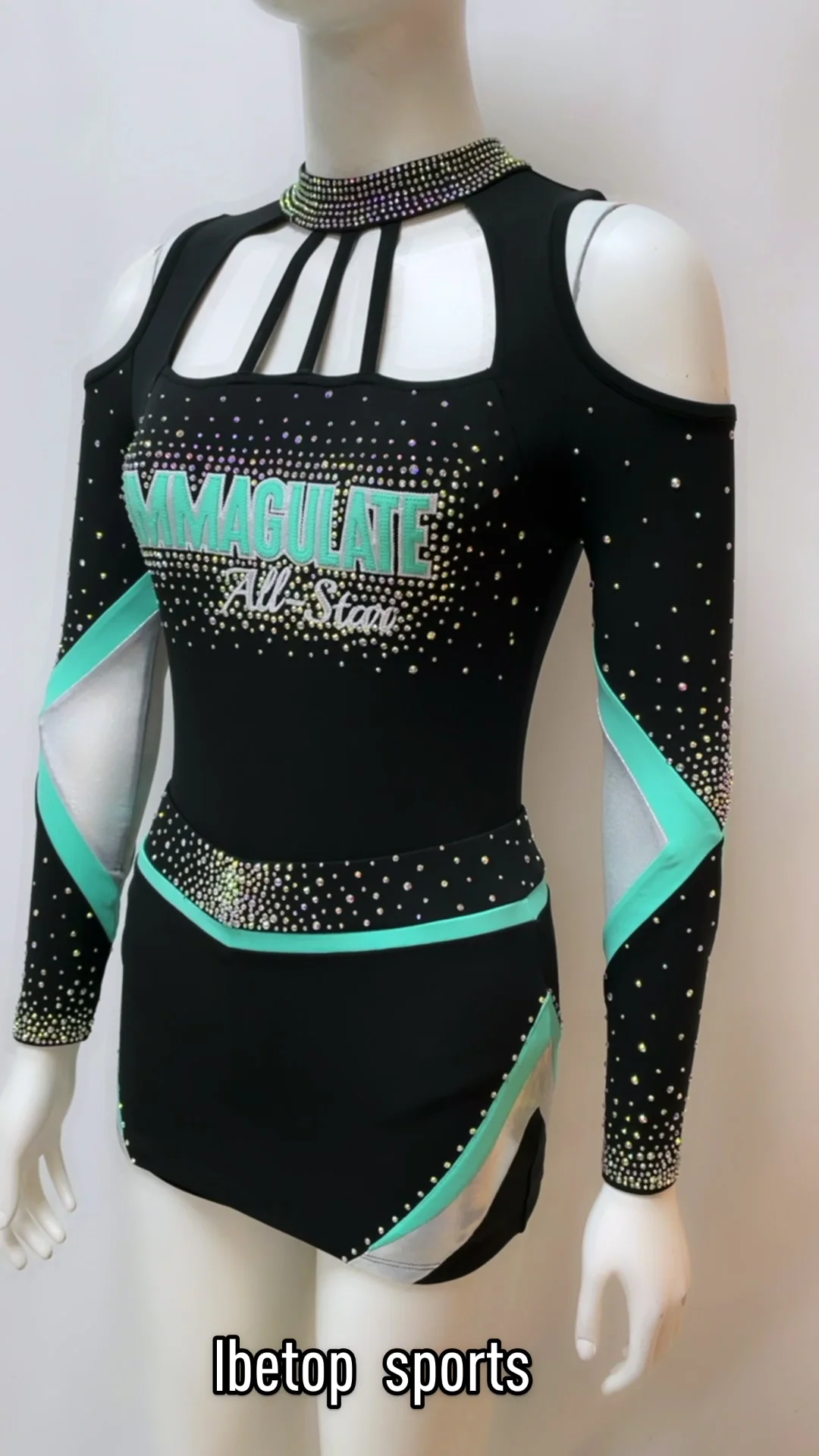 High School Performance Cheer Uniform Cheerleading Practice Wear Outfit ...
