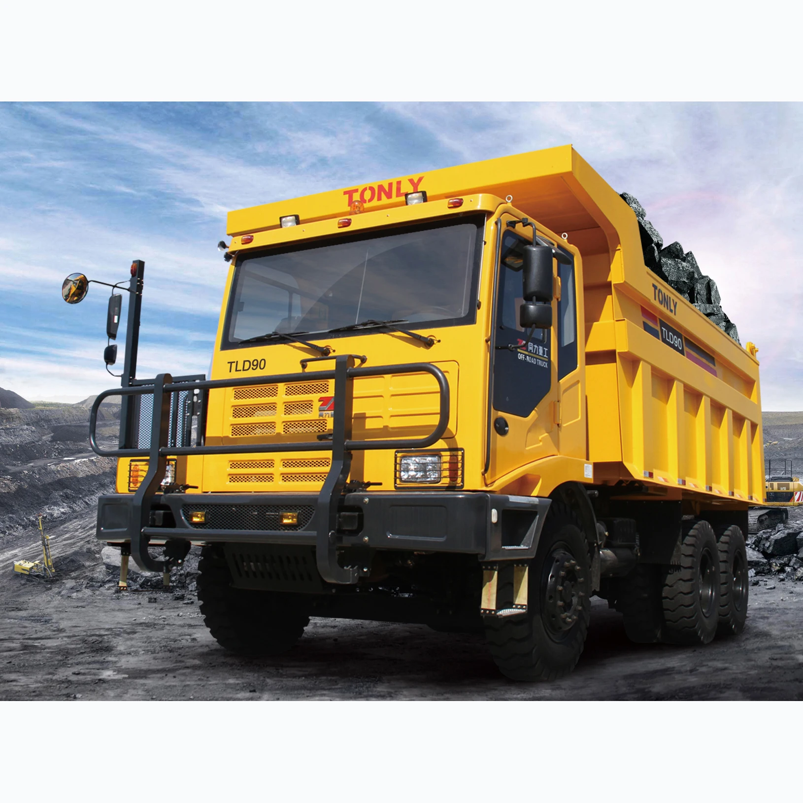 Alibaba.com: TLD65 TLD90 Off-road Wide-body Dump Truck, heavy-duty ...