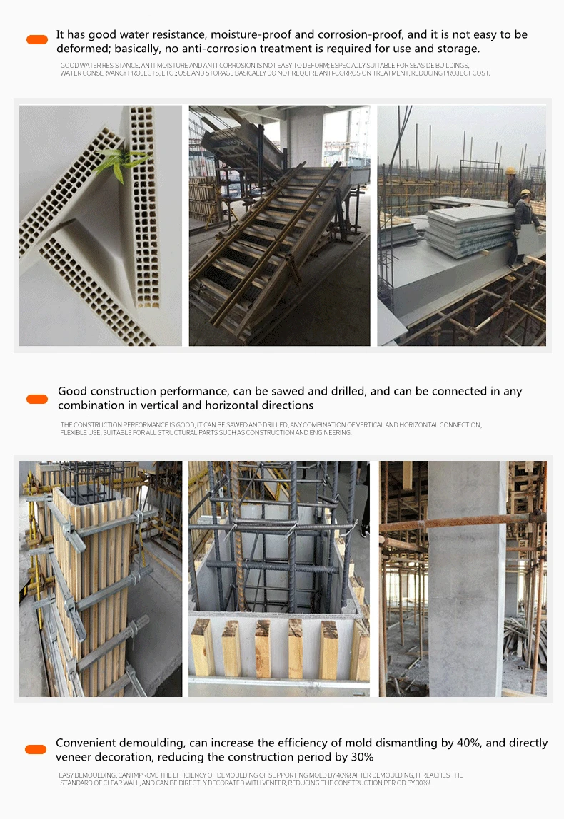 Formwork Plastic Plastic Mold Formwork Concrete Slab Forming Plastic ...