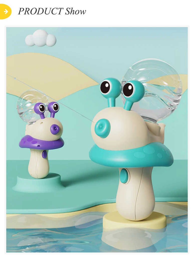 Outdoor Spray Shooting Cute Snail Small Toy Electric Water Gun ...