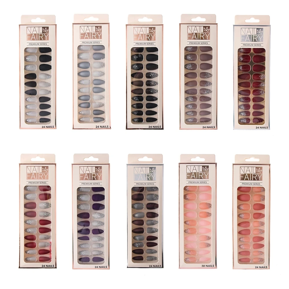 Wholesale Press On Vendor Custom Press Nail Packaging Box Fake Nails ...