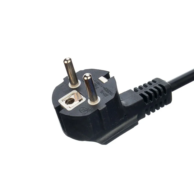 Euro Standard AC 3 Pin Power Cable - 230V 10A Plug