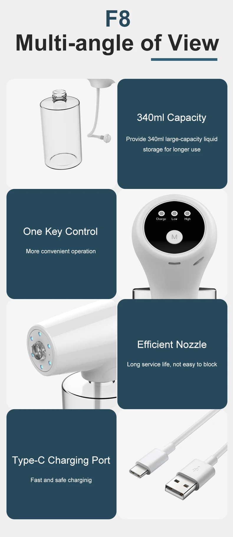 Barber Gun Spray - Automatic Hair Spray & Sanitizer Gun