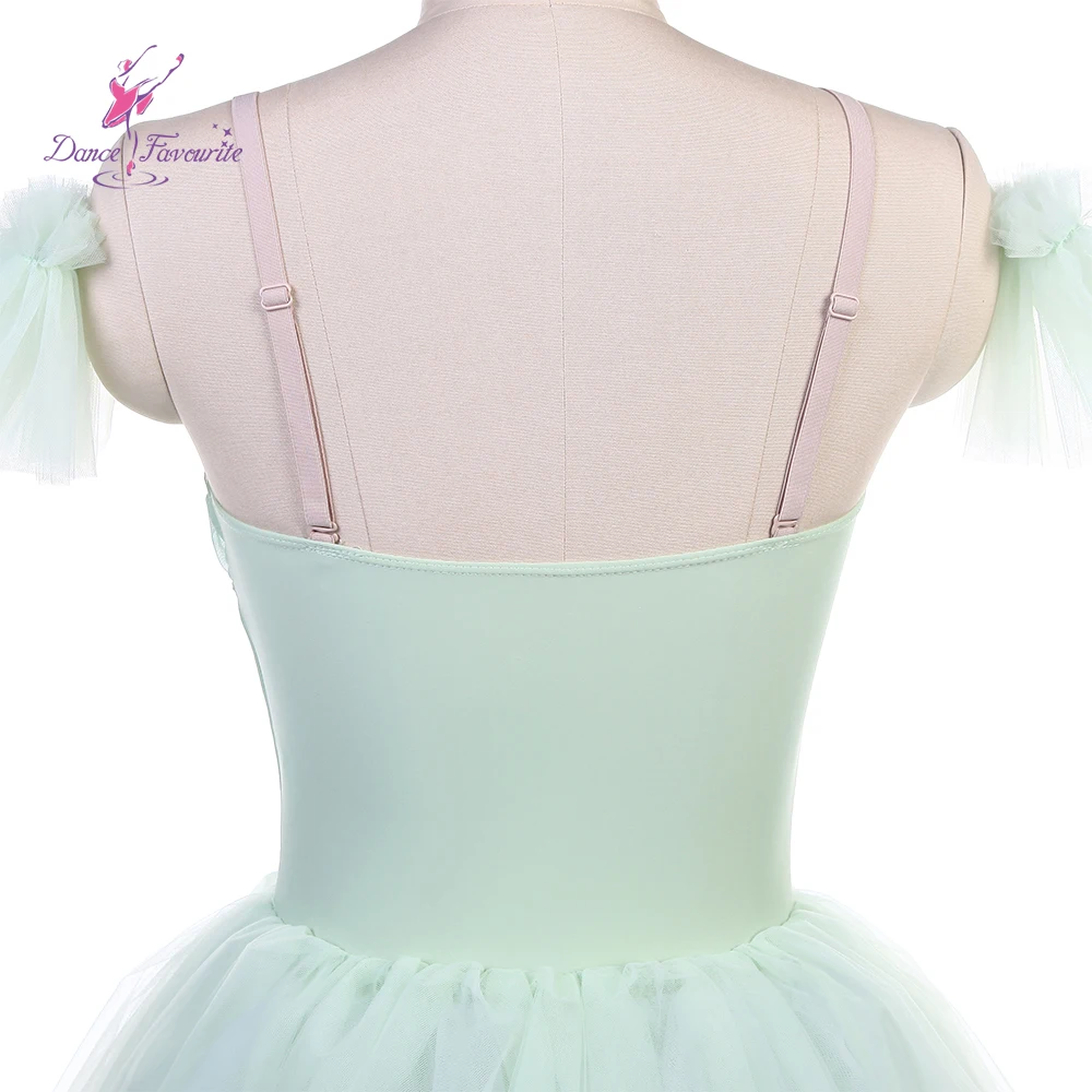 24028 Stretch Spandex with Mesh Bodice Ballet Dance Tutu Dress for ...