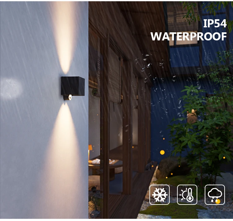 2.2W Battery LED Wall Light - Durable & Efficient Outdoor Lighting