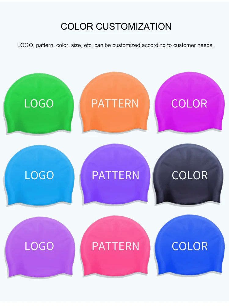 Custom Screen Print Professional Printed Swimming Caps With Coumtry ...