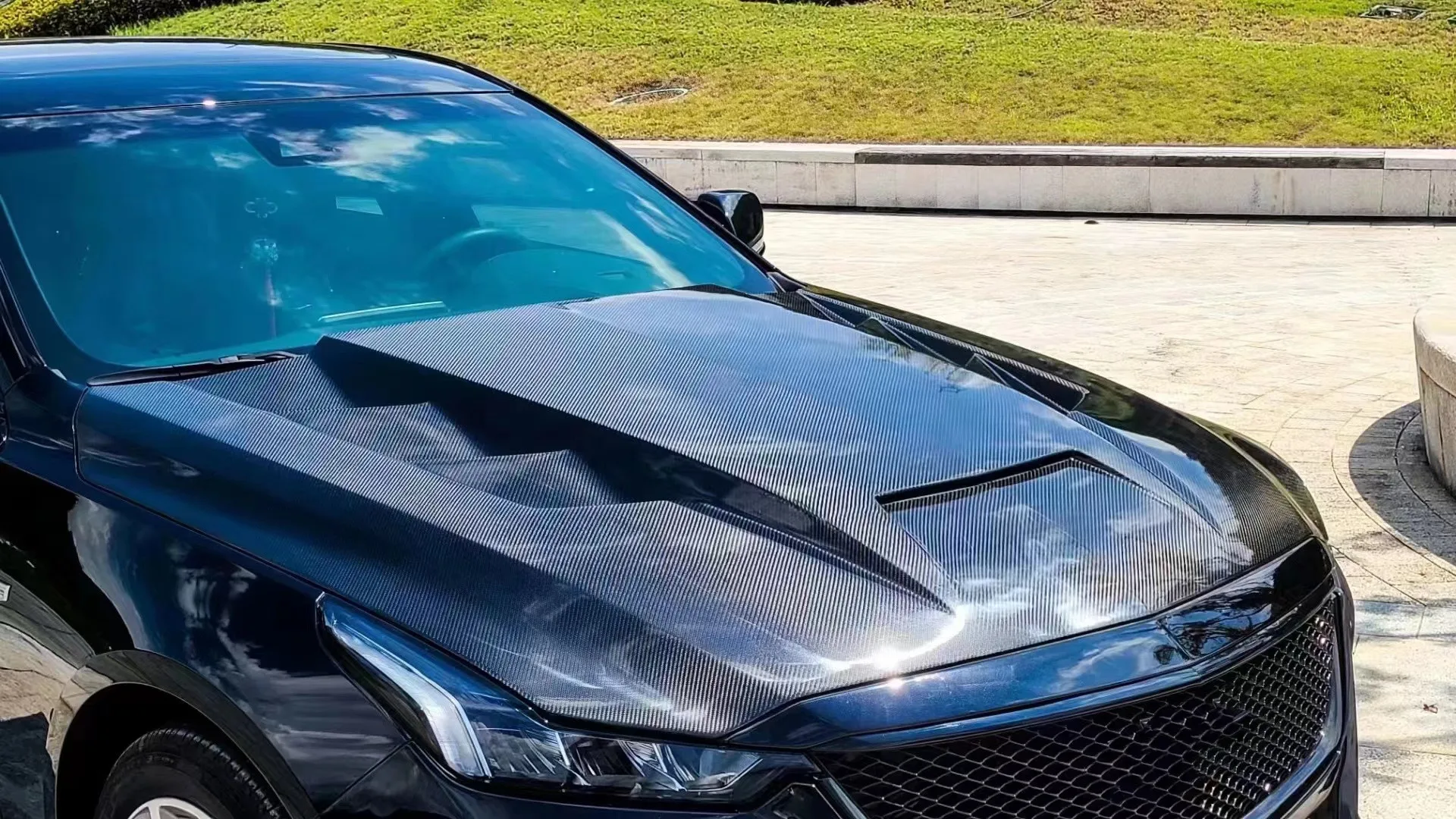 For Cadillac CT5 Body Kit CT5 Upgrade ROBOT Style Front and Rear Bumper ...