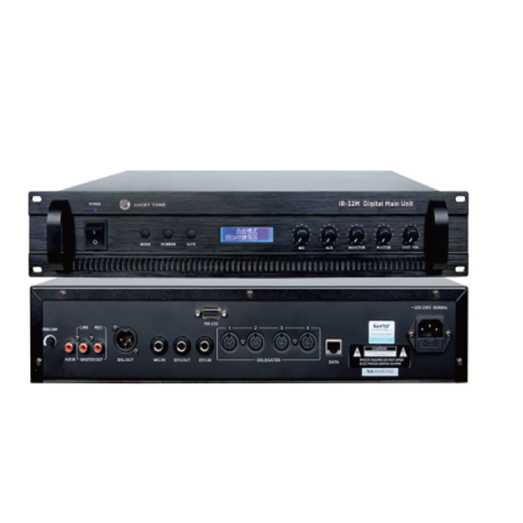 8 Channel Interpretation System Main Unit For Simultaneous Translation ...