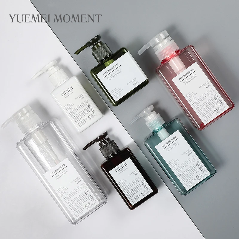 Eco Friendly Shampoo Bottle - 450ml PETG Cosmetic Packaging