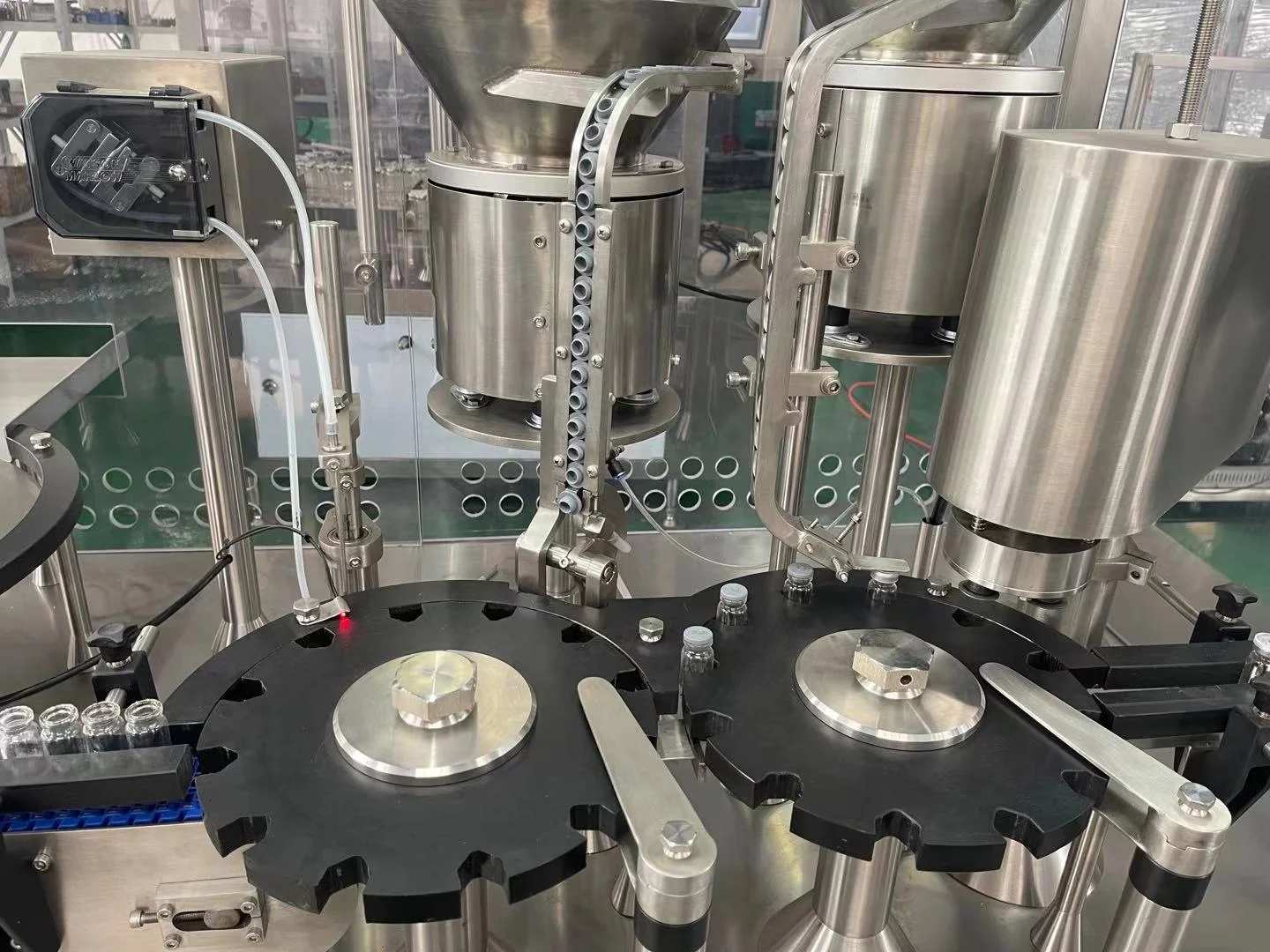 20 ml Automatic Rotary Vial Filling Machine Blood Vial Filling Machine ...