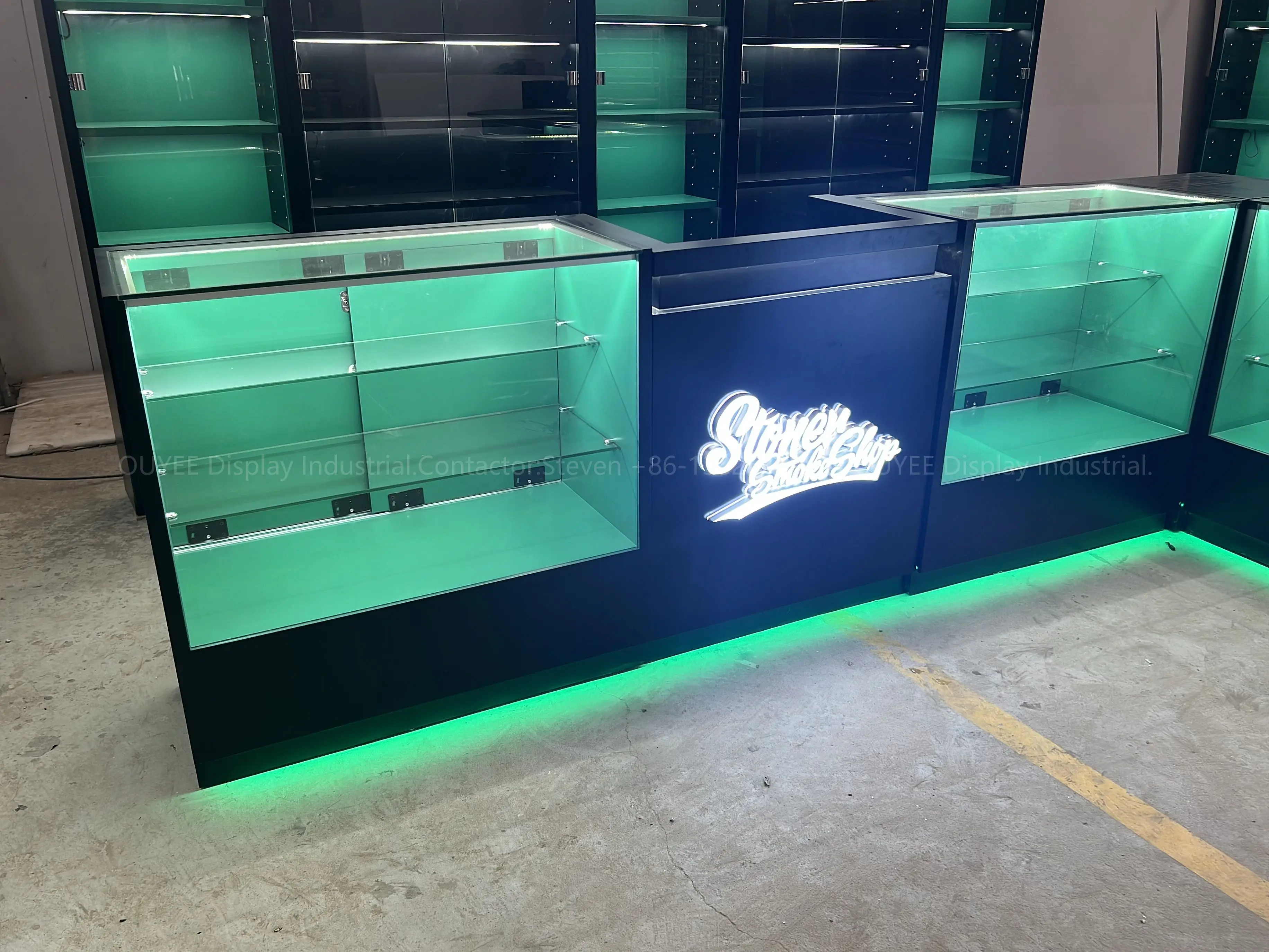 Smoke Shop Design Smoke Shop Furniture Tobacco Store Display Glass ...