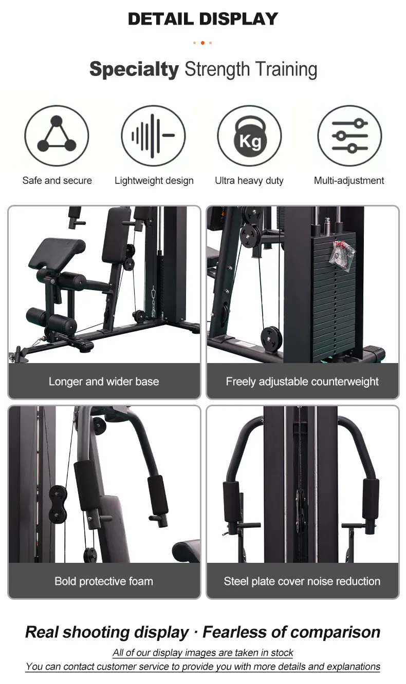 Custom Comprehensive Single Station Trainer Multi-Function Fitness ...