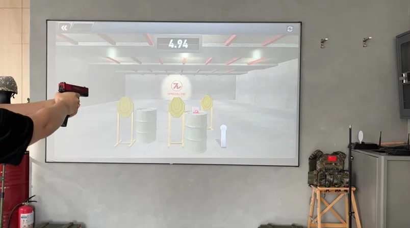 Interactive Projector Game Machine - Gun Shooting Simulator