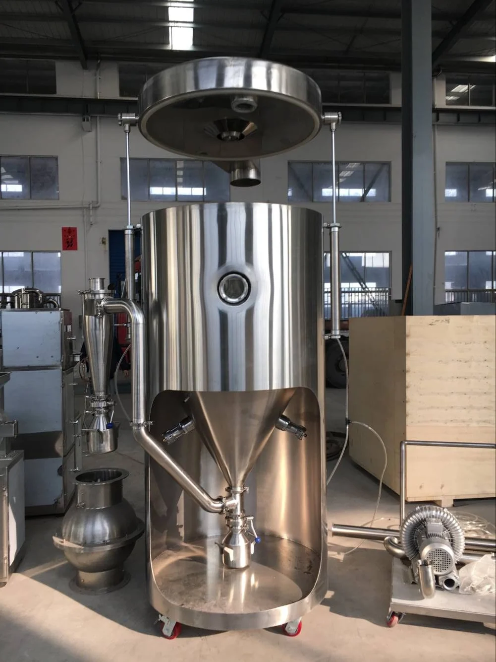 Lpg Industrial Vacuum Milk Spray Dryer Egg Powder Making Machine For ...