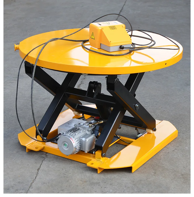 360 Rotate Stage Platform Scissor Lift Table 2000 Kg Electric Table ...