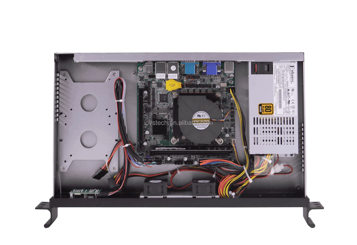 Compact 1U Rack Mount Server Case RX1250 - Iovstech