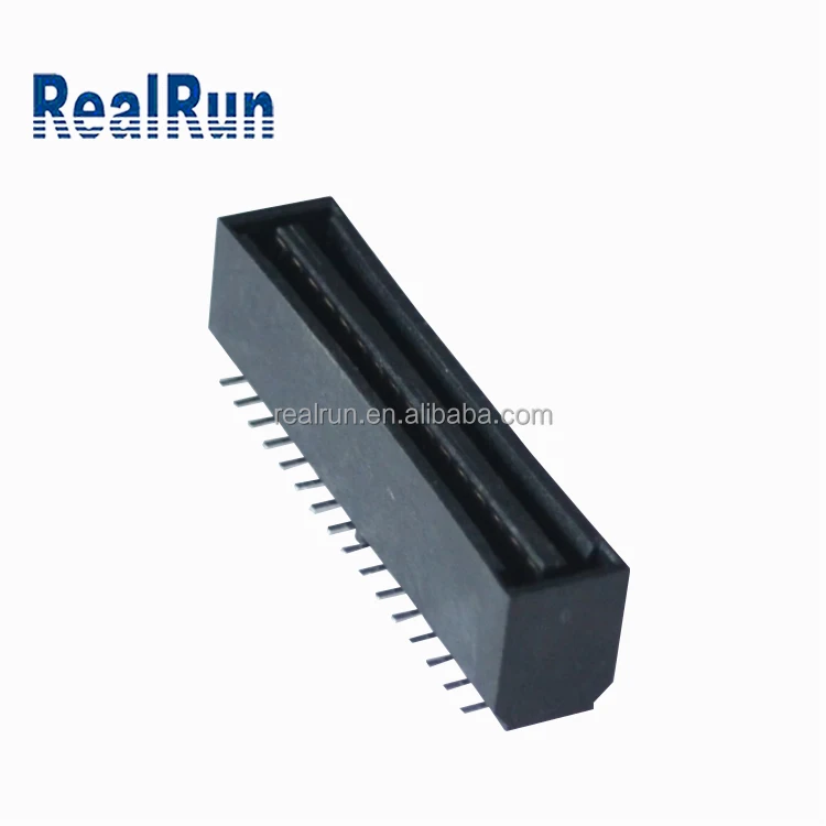 2.54mm Pitch Pcb Connector Vertical Dual Rows Straight Pin 2*16p 32pins ...