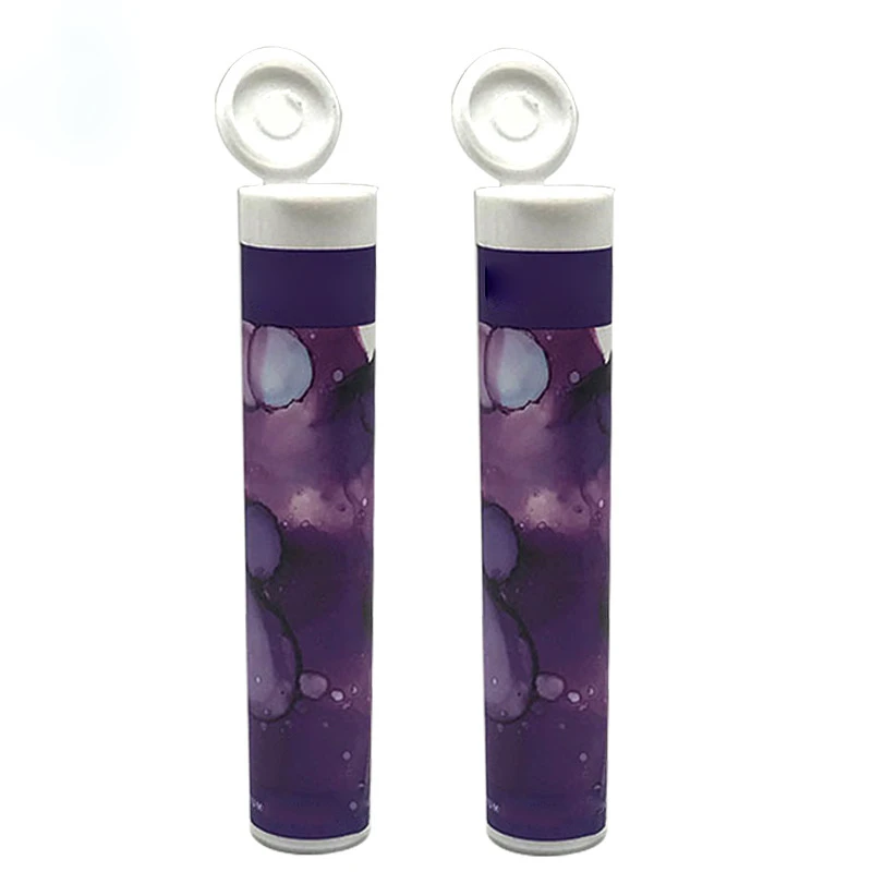 Wholesale Child Resistant Plastic Pop Top Tube 109mm 116mm 90mm Pre ...