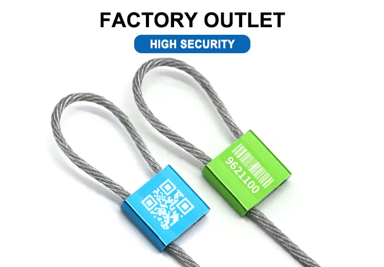 Rec103 Heavy Duty Adjustable Cable Seal Anti Tamper Wire Seals Wire ...