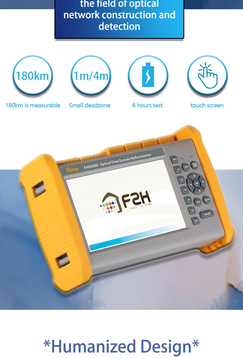 Factory direct Grandway FHO5000-D35 optical fiber tester otdr with ...