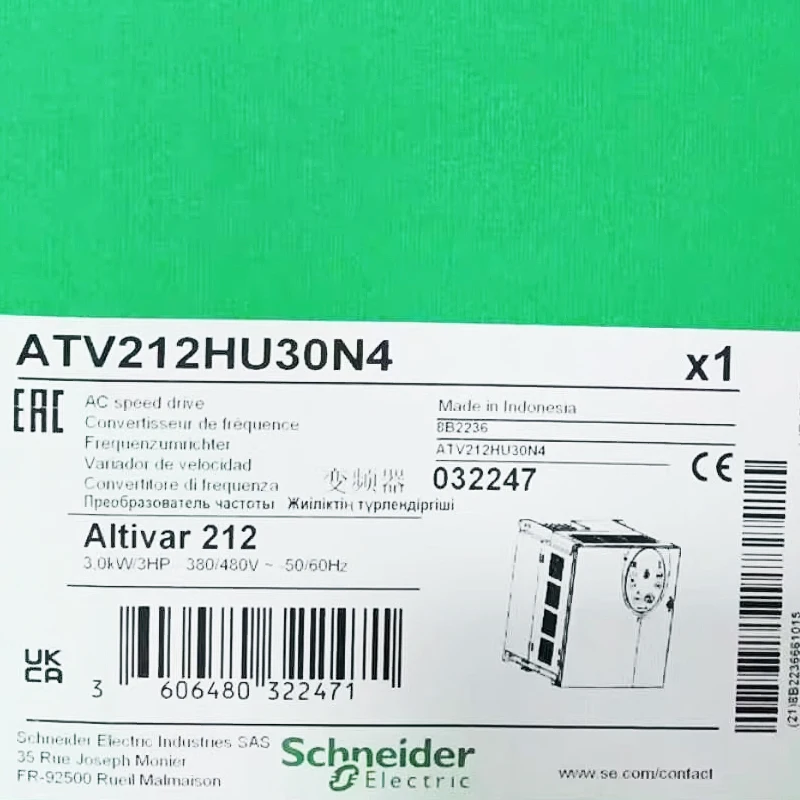 High Quality Atv-212hd11n4 Variable Frequency Drive Vfd 3kw,480v,3 ...