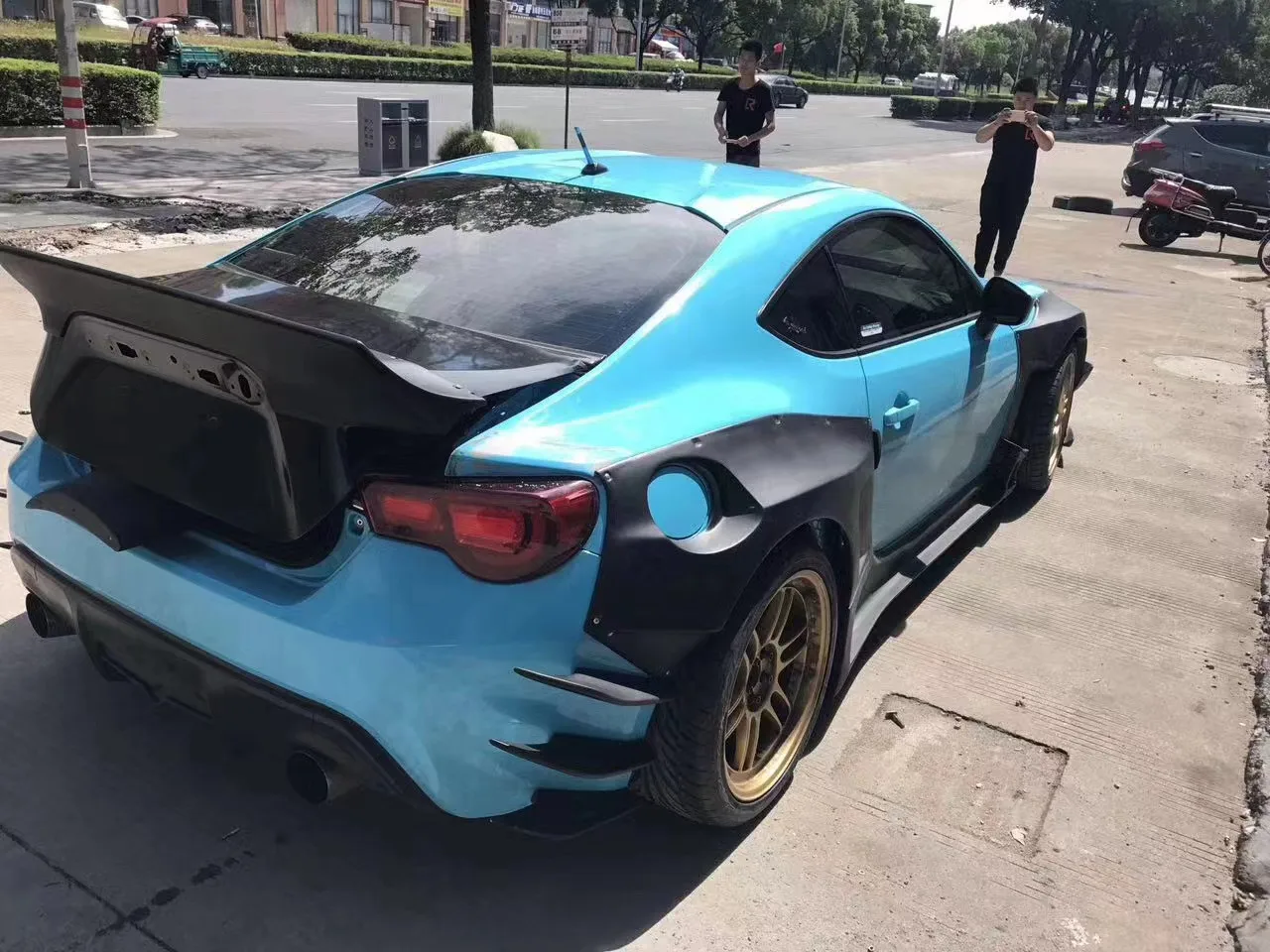 For Toyota 86 Wide Body Kit 86 Upgraded Rocket Rabbit Front and Rear ...